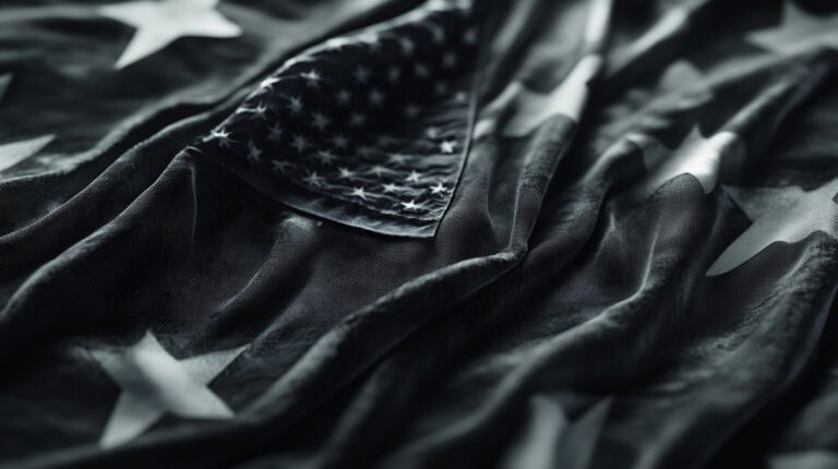 Black and Grey American Flag Meaning - A Complete Guide - NSIN